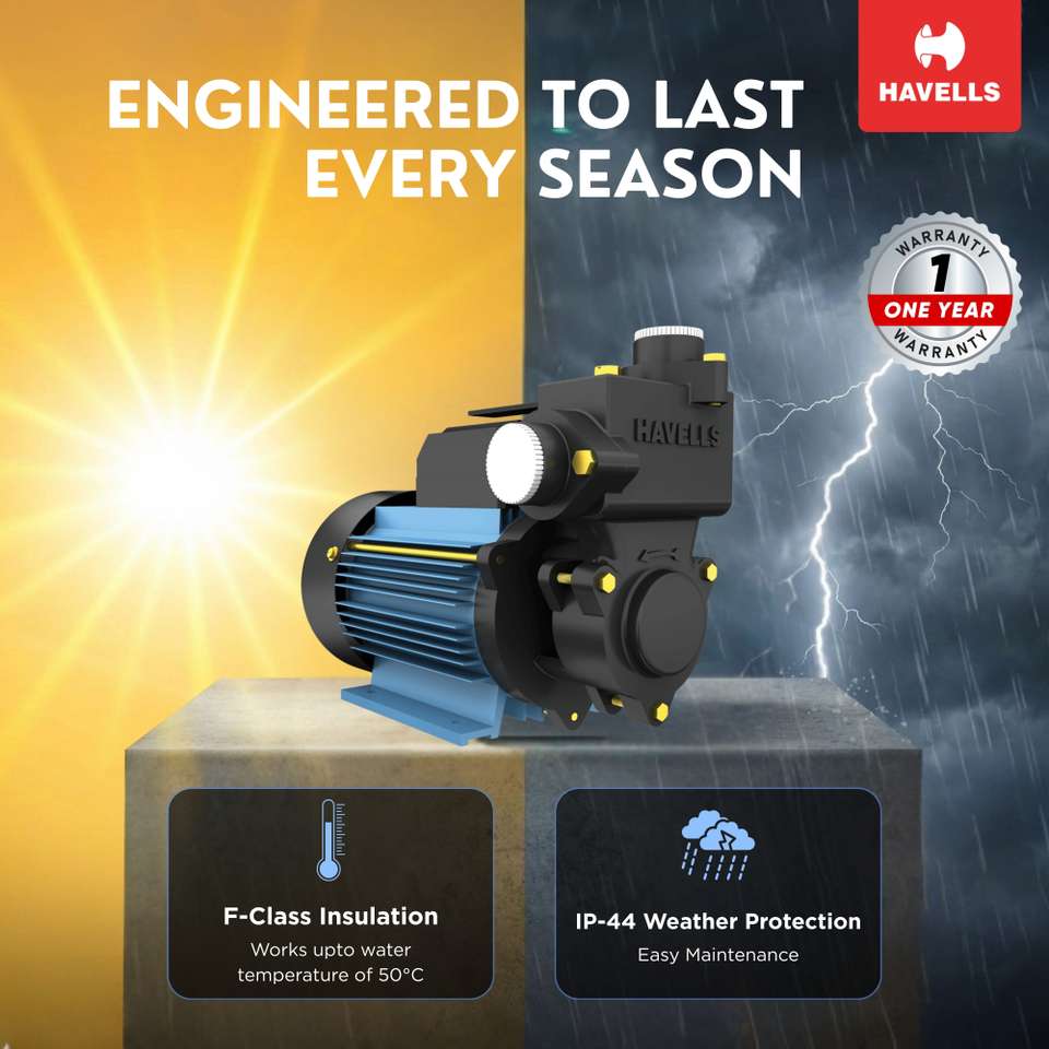 HAVELLS S1.5W-1.5HP 1PH MINI MONOBLOCK PUMP CENTRIFUGAL 1.5HP ...