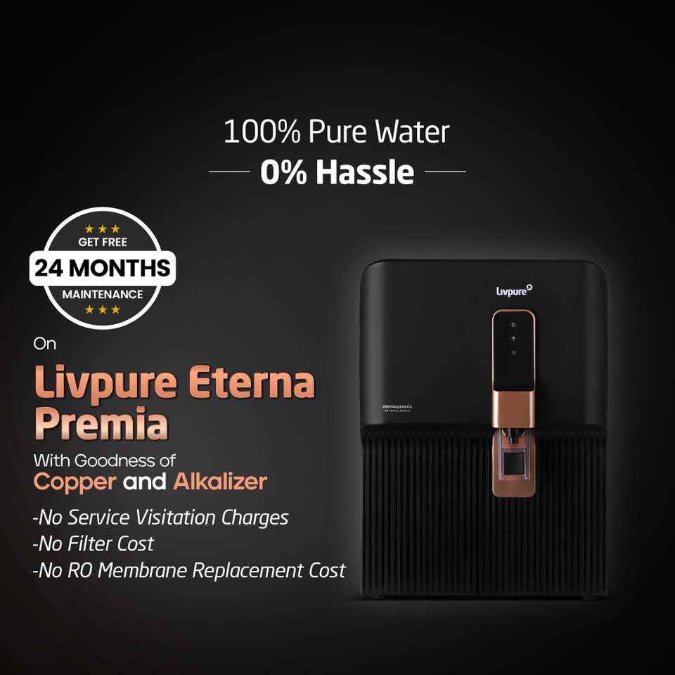LIVPURE LIV-ETERNA-PREMIA 7 L RO + UF + UV + Copper + Alkaline ...