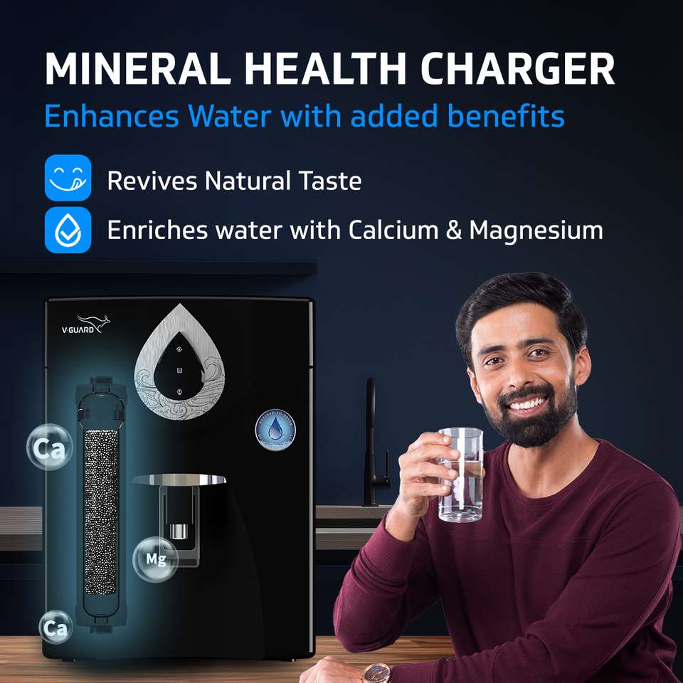 V-Guard Zenora RO MF 7 L RO + Minerals Water Purifier | 1 Year True ...