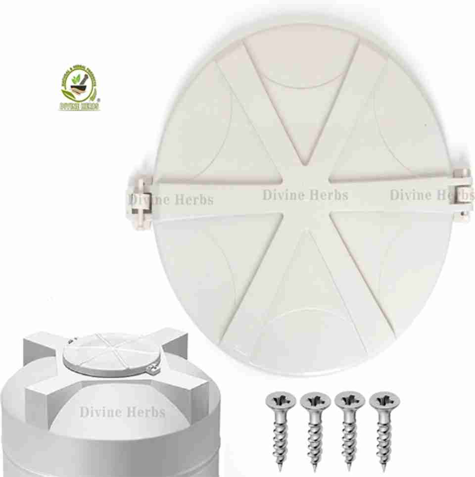 DIVINE HERBS Water Tank DURABLE PLASTIC Cover(Supper Quality-WHITE ...