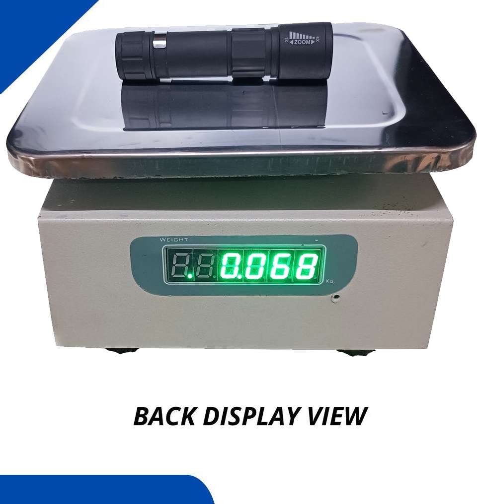 ACU-CHECK Weight Machine 30kg Scale Digital For Shop Chargeable Front ...