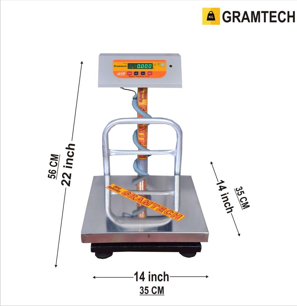 GRAMTECH Weight Scale Capacity 150kg x 10g Digital Pole Weighing ...