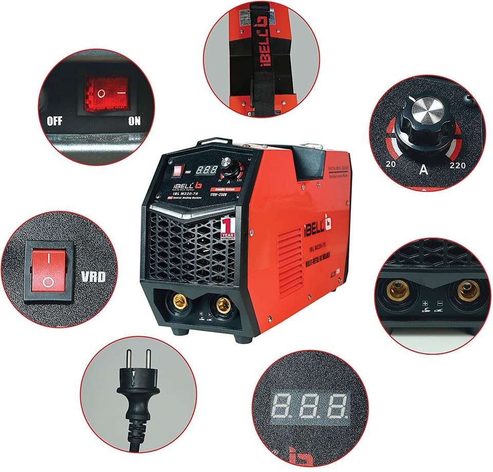 iBELL IBL M220-78 ARC Welding Machine 220A, Hot Start, Anti-Stick ...