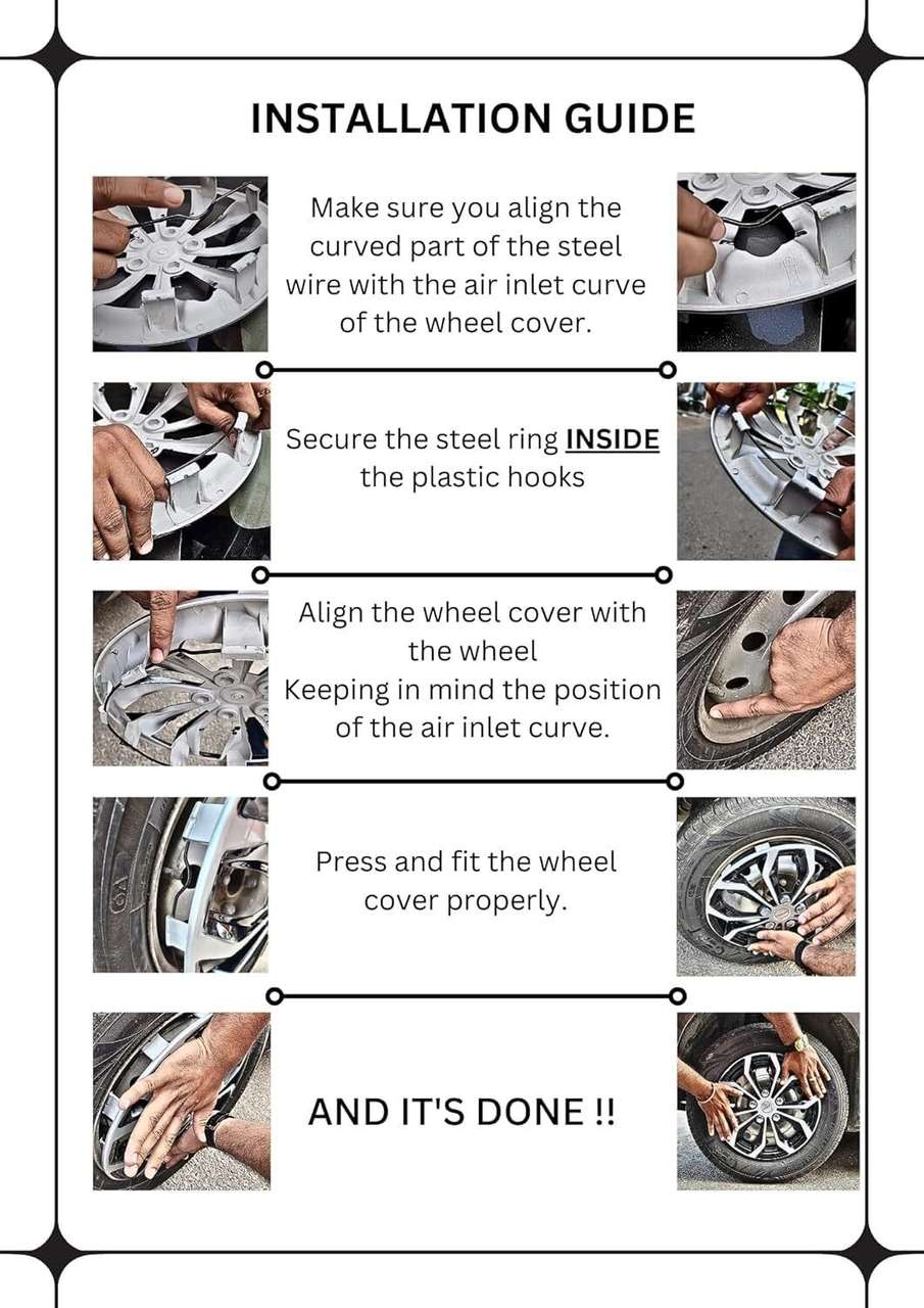 CuboDePlato Snac-DC Wheel Cover For Tata Indigo CS Price in India - Buy ...