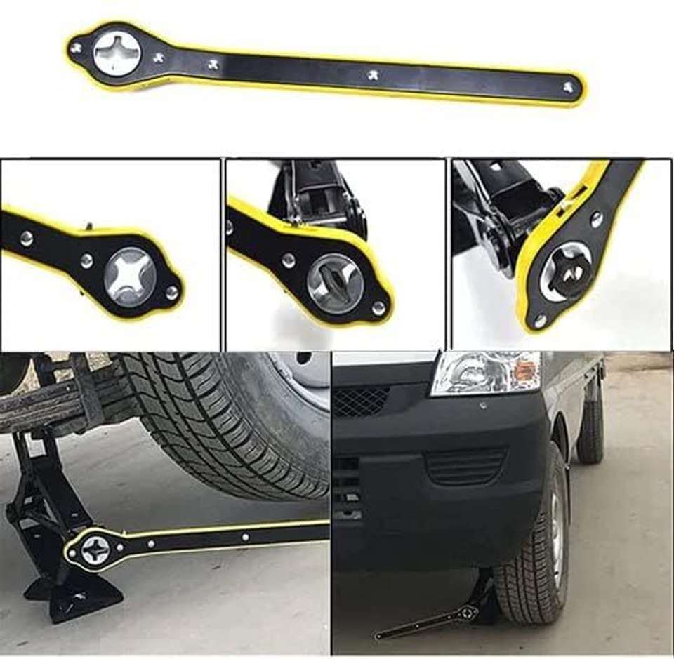 Xena Car Jack Ratchet Wrench forward and reverse knob Labor-Saving ...