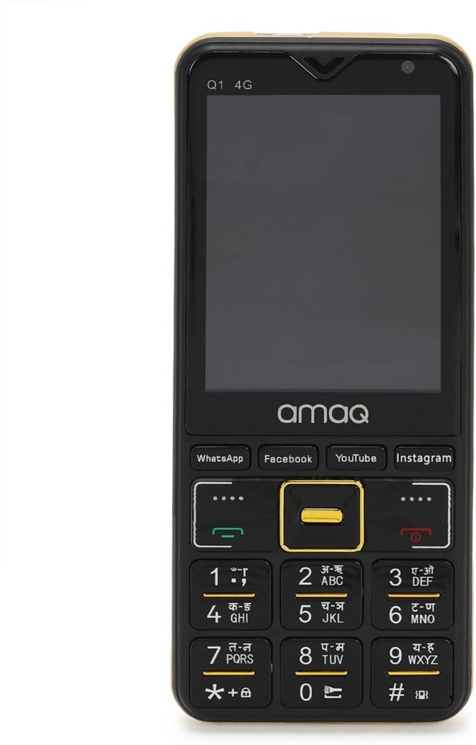 amaq 4G/VOLTE supported Dual Sim, Touch and Keypad mobile (256 MB ...