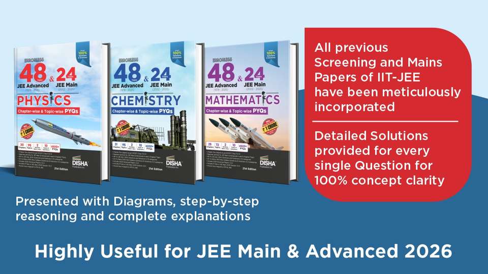 Disha Combo (set of 3 Books) Errorless 48 Years JEE Advanced (1978 ...