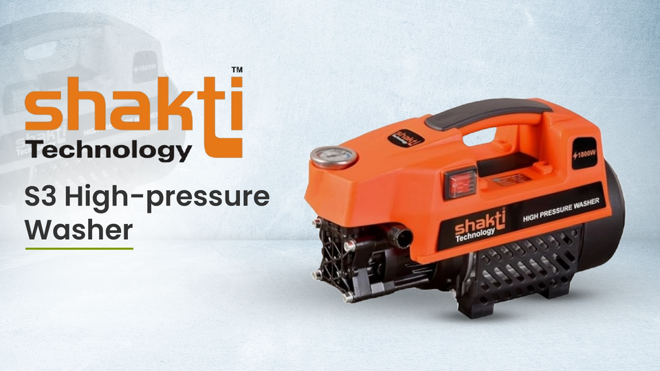 Shakti Technology S3 High Machine 1800 Watts and 120 Bar Pressure ...