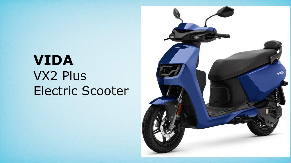 VIDA VX2 Plus Booking for Ex-Showroom Price (with Portable Charger ...
