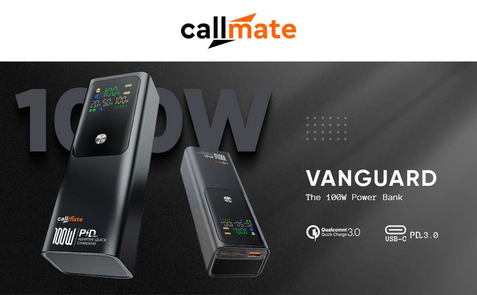 Callmate 20000 mAh 100 W Power Bank Price in India - Buy Callmate 20000 ...