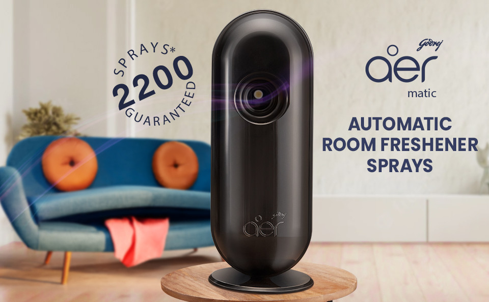 Godrej Aer Alive Spray Smart Matic - BLUETOOTH ENABLED Automatic Air ...