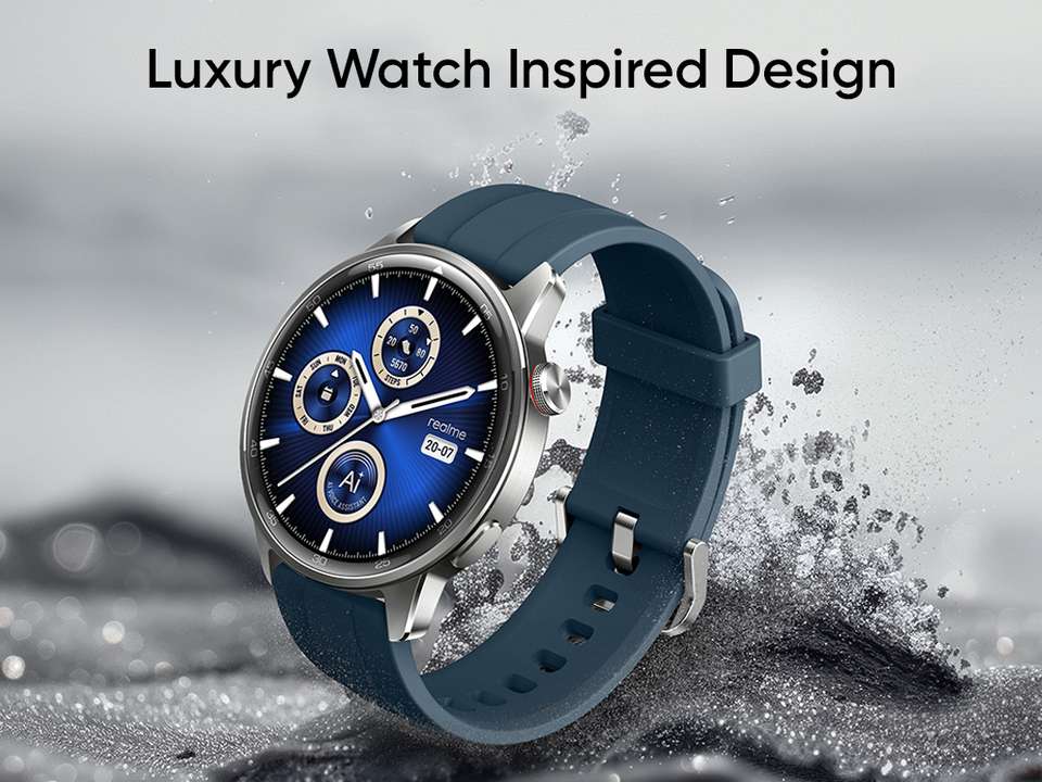 realme Watch S2, 1.43" AMOLED Display, Super AI Engine & upto 20 days ...