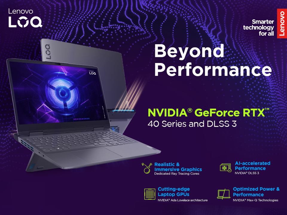 Lenovo LOQ AI Powered AMD Ryzen 7 Octa Core 7840HS - (16 GB/512 GB SSD ...