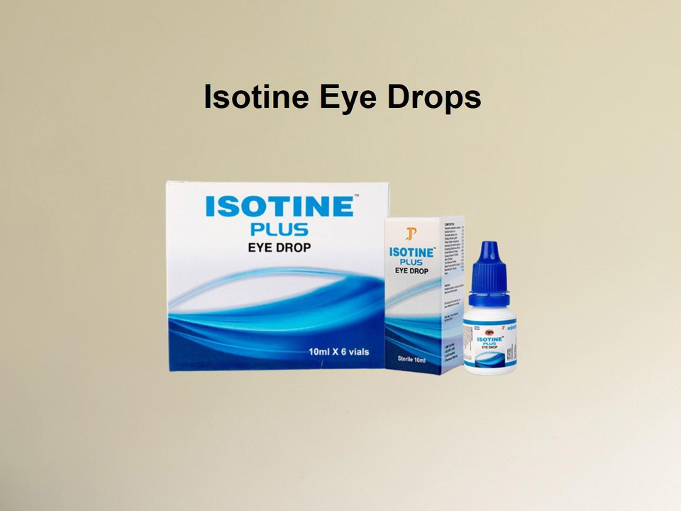 ISOTINE Jagat Pharma Plus Eye Drop (10ml X 6 eye drops)-AYUSH Certified ...