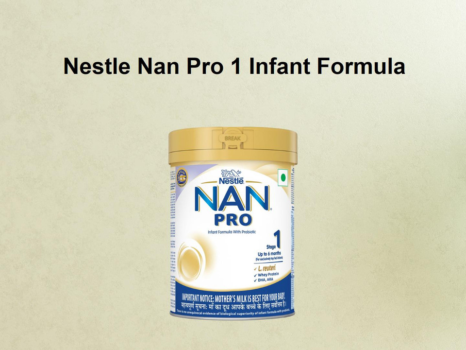 Nestle Nan Pro 1 Infant Formula Powder Stage 1, Tin Pack Upto 6 Months ...
