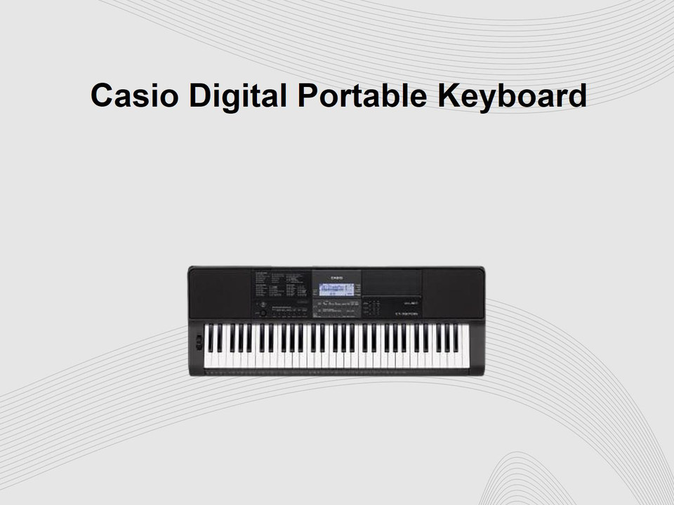 CASIO CT-X870IN KS44A Digital Portable Keyboard Price in India - Buy ...