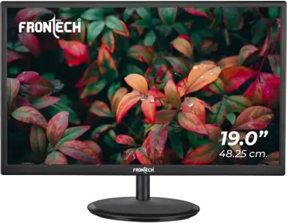 Frontech - 48.26 cm (19 inch) HD LED Backlit VA Panel Monitor (MON-0001 ...