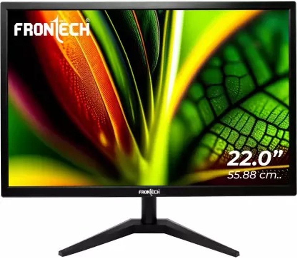 Frontech - 55.88 cm (22 inch) HD LED Backlit VA Panel Monitor (MON-0060 ...