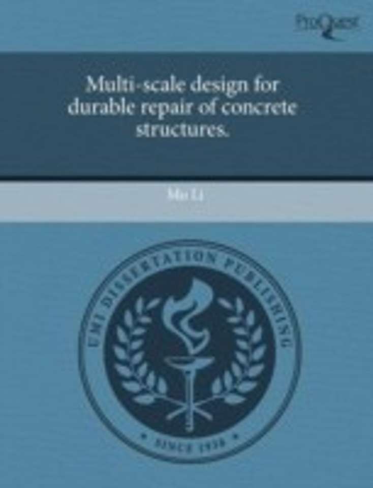 Multi-Scale Design for Durable Repair of Concrete Structures: Buy Multi ...