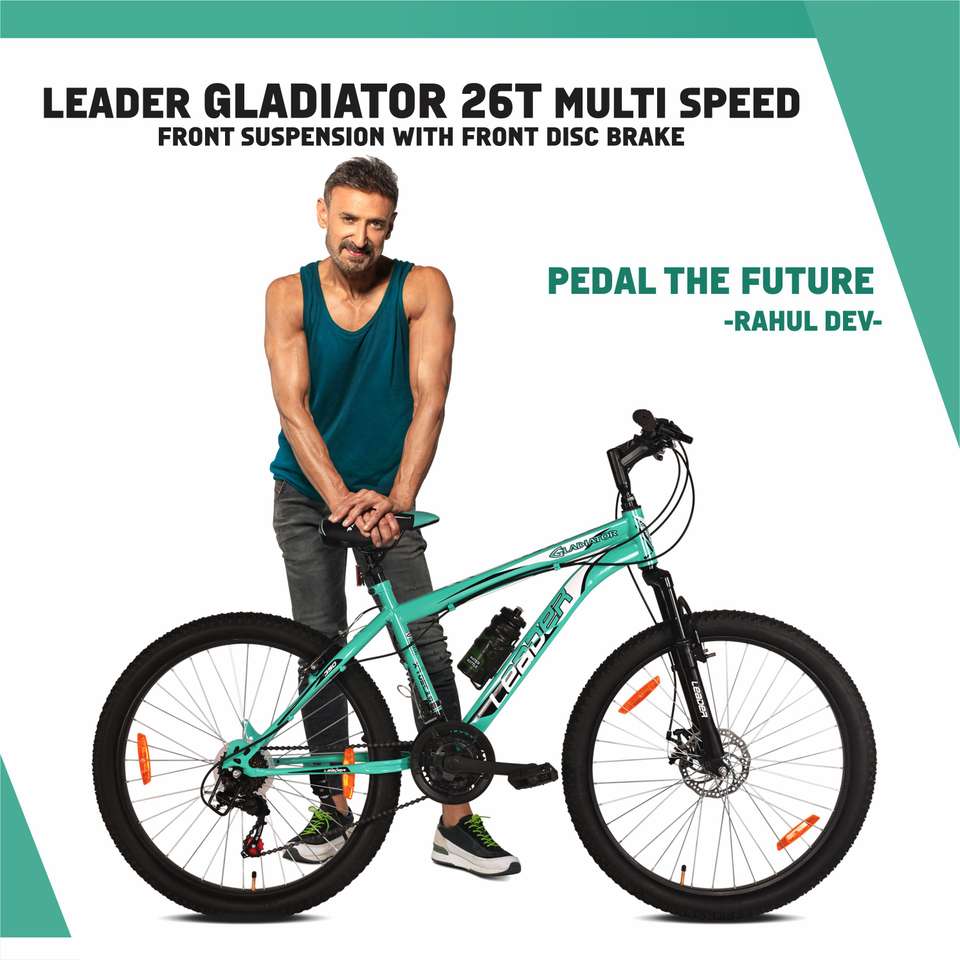 LEADER Gladiator Multi Speed (21 Speed) Cycle with Front Suspension and ...