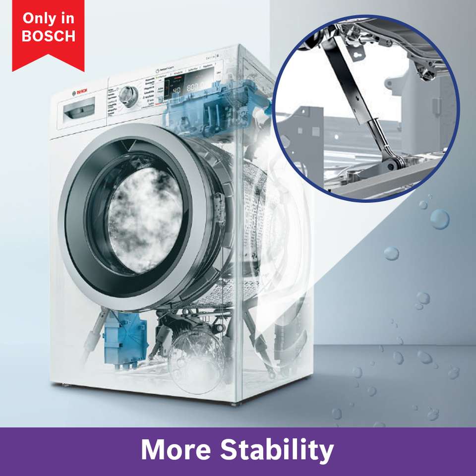 BOSCH 7 kg Drive Motor, Anti Tangle, Anti Vibration Fully Automatic ...