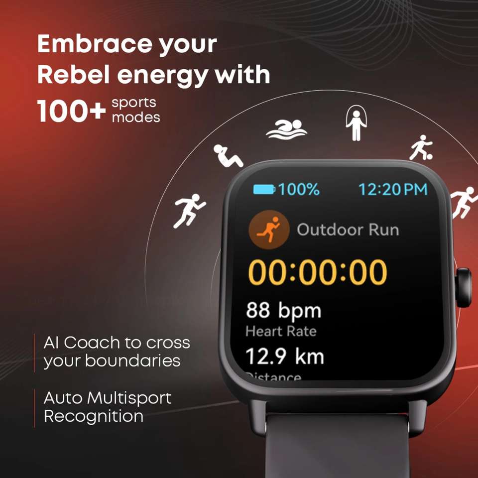 Fastrack X-1.83'|Blazing Fast UI|Single Sync BT Calling|Calculator|In ...