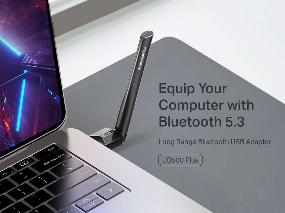 TP-Link UB500 Plus High Gain Antenna Long Range Bluetooth 5.3 USB ...