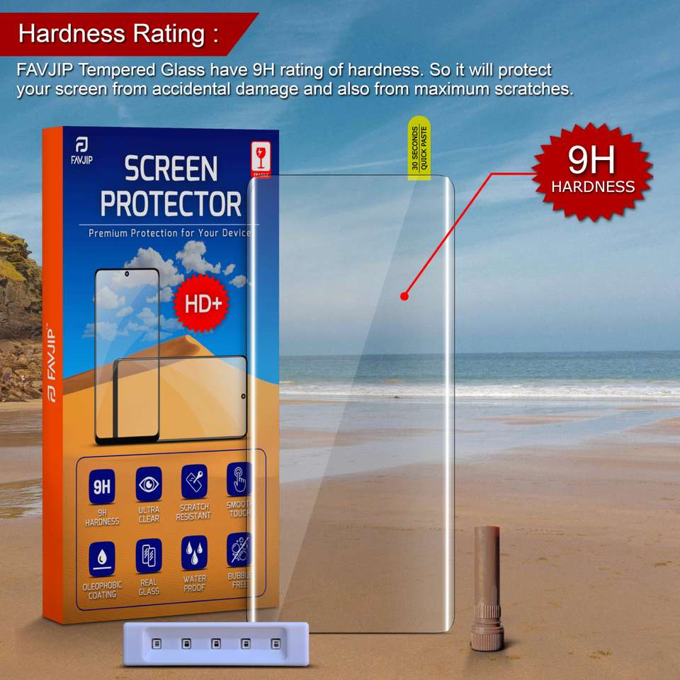 FAVJIP Edge To Edge Tempered Glass for MOTOROLA Edge 60 Fusion 5G, Quad ...