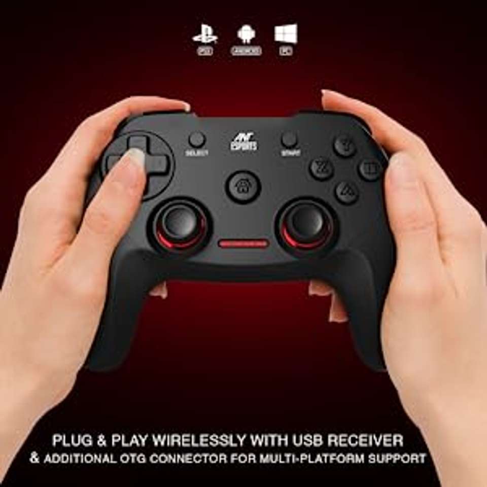 Ant Esports GP300 Pro V2 Wireless Gaming controller, Compatible for PC ...
