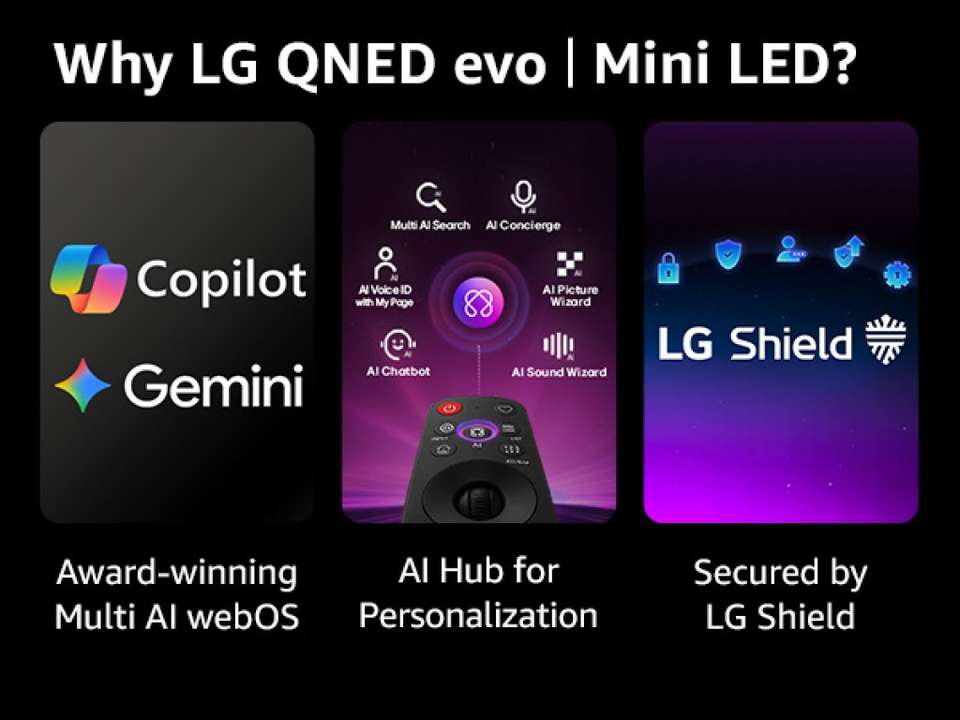 LG AI QNED evo 82 139 cm (55 inch) Ultra HD (4K) Mini LED Smart WebOS ...