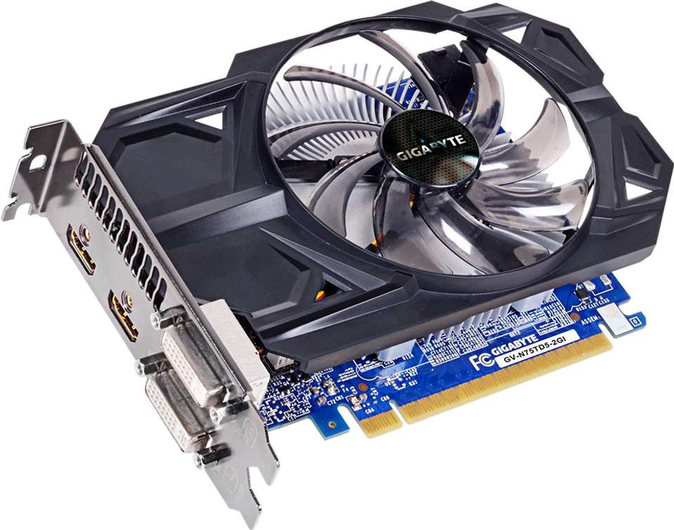 GIGABYTE GTX 750 Ti GDDR5 2 GB NVIDIA Chipset 128 bit 1020 MHz Graphics ...