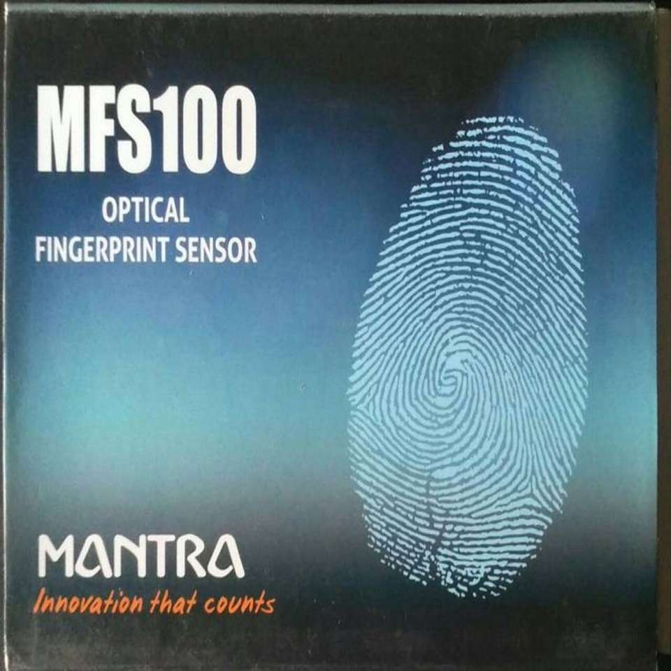 MANTRA MFS 100 (Latest Version) USB Fingerprint Scanner Biometric Shop ...