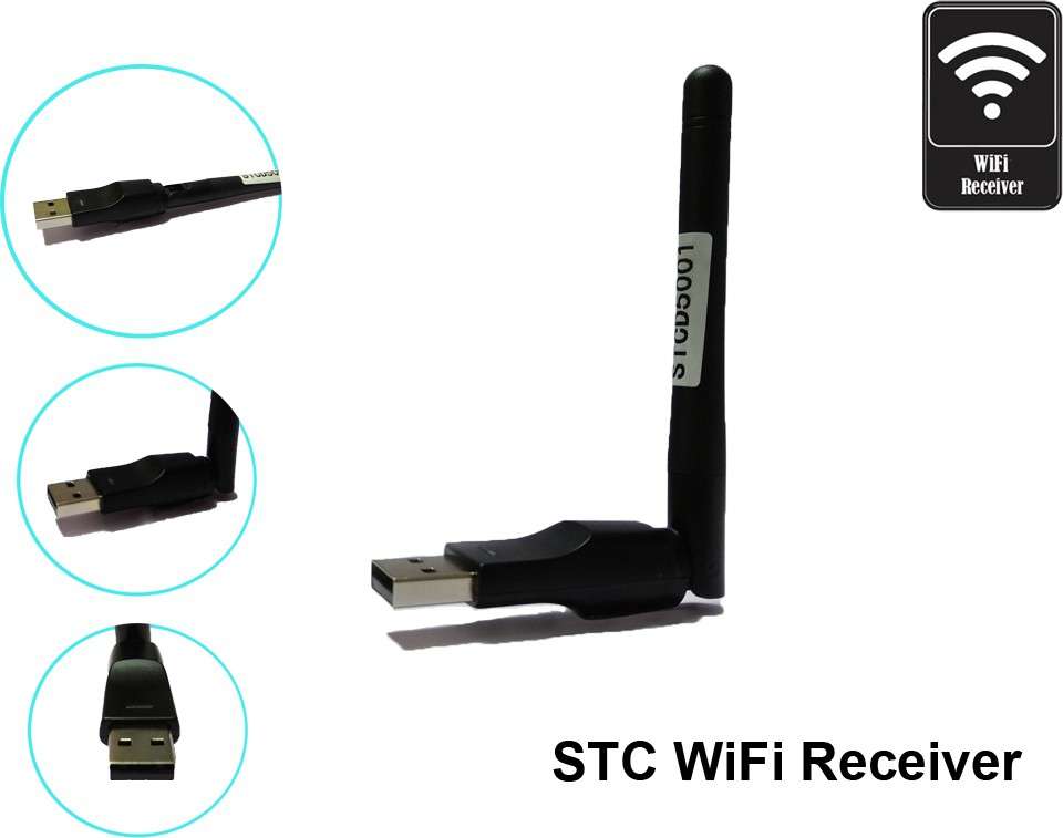 STC DTH WiFi Receiver Free To Air HD Set Top Box H-500 With Dual USB ...