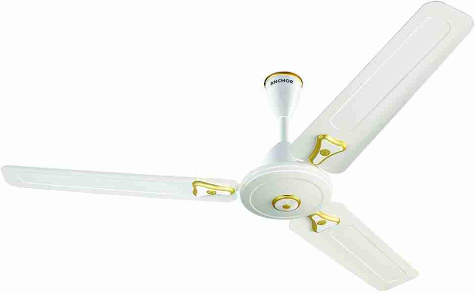 ANCHOR Ceiling Fan (White) with 1 Year Warranty 1200 mm Ceiling Fan ...