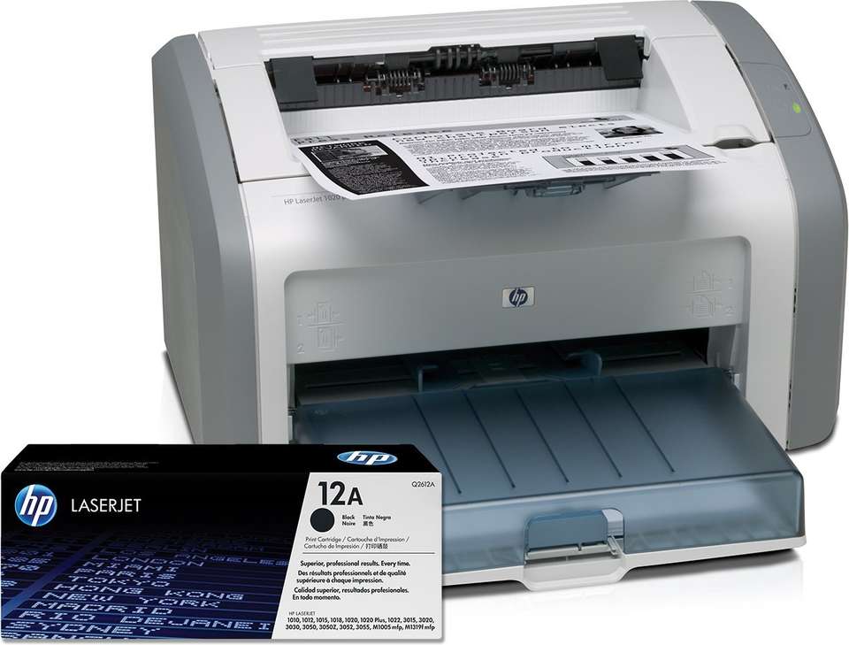 HP LaserJet 1020 Plus Single Function Monochrome Laser Printer - HP ...