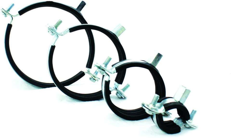 Lovely Pipe Support Split Clamp with PVC/EPDM Rubber_Size 80 MM (3 ...