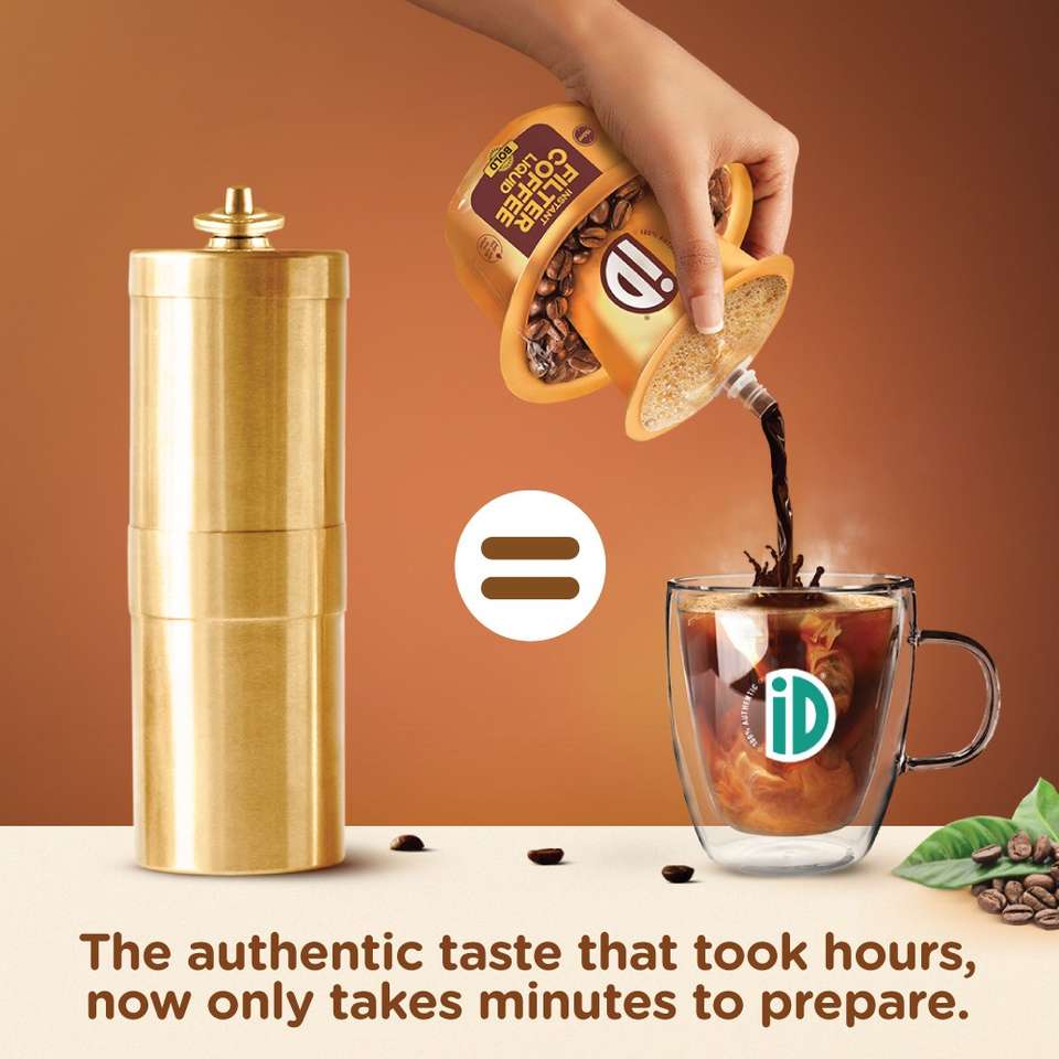 iD 100% Authentic Ready to Use, Instant Filter Coffee Decoction 30 Cups ...