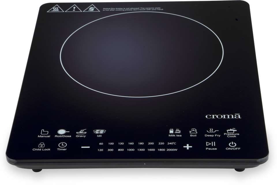 Croma 2000 W Induction Cooktop Touch Panel - Buy Croma 2000 W Induction ...