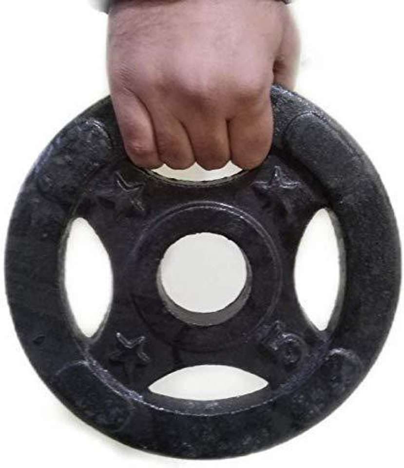 RIO PORT 10 kg 10KG Olympic Cast Iron Weight Plates for Gym and Home ...