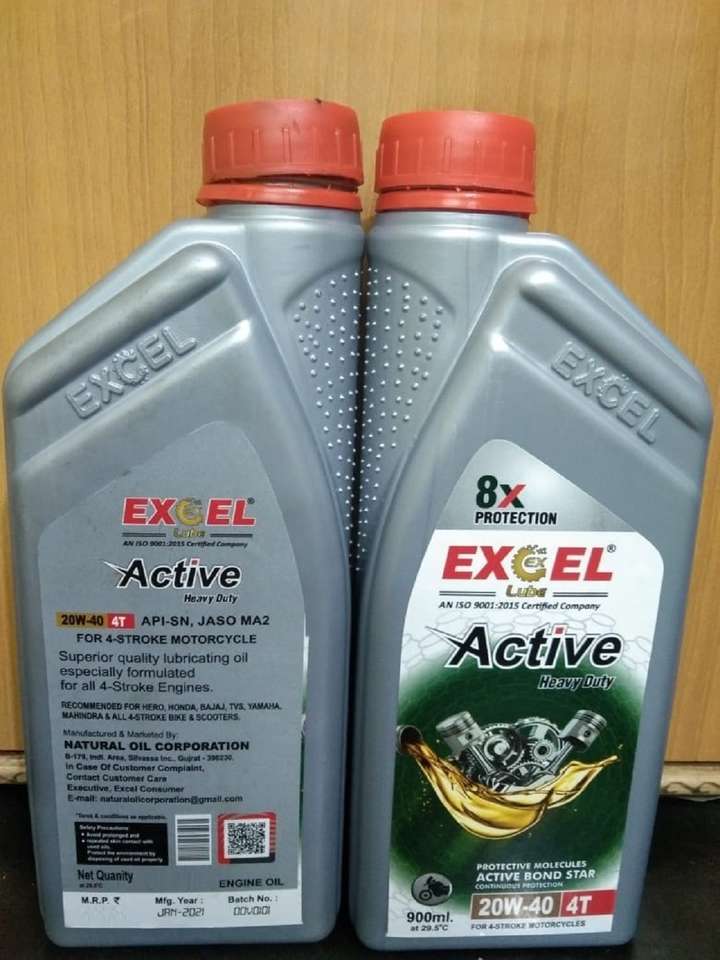 Excel lube SP 125 Honda SP 125 Heavy Duty 20W-40 4T 1 ltr Full ...