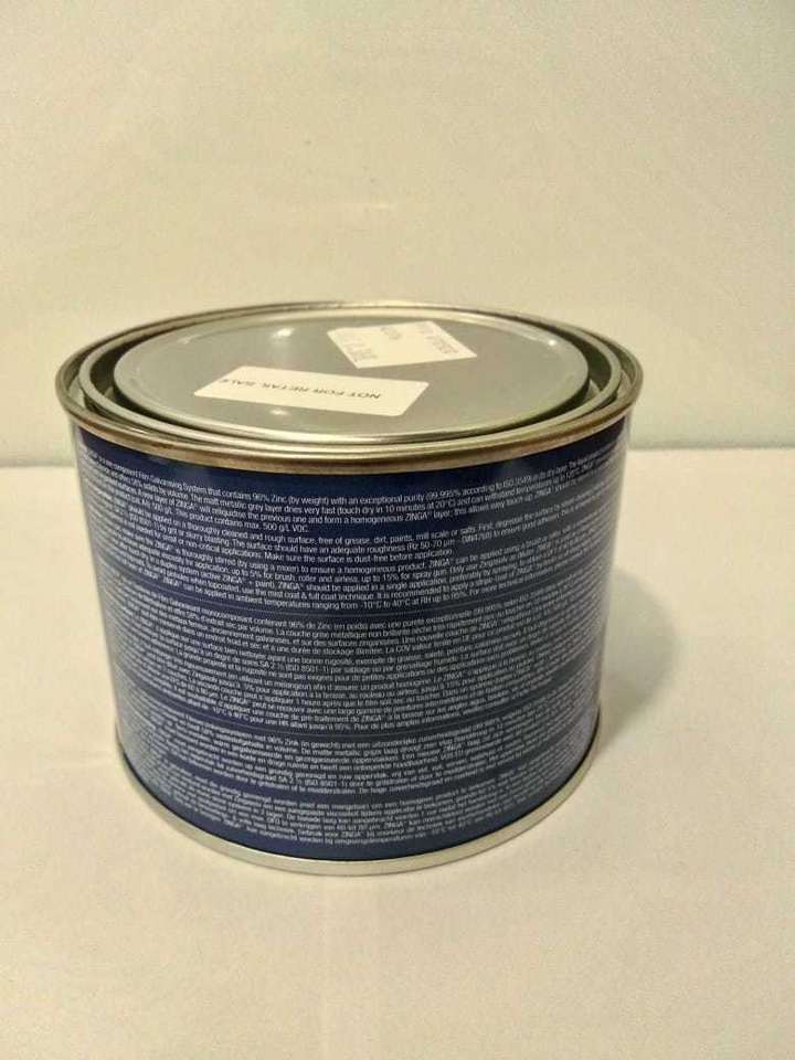 Zinga Anti Corrosive Film Galvanising Coating, Steel Grey Matt Finish ...