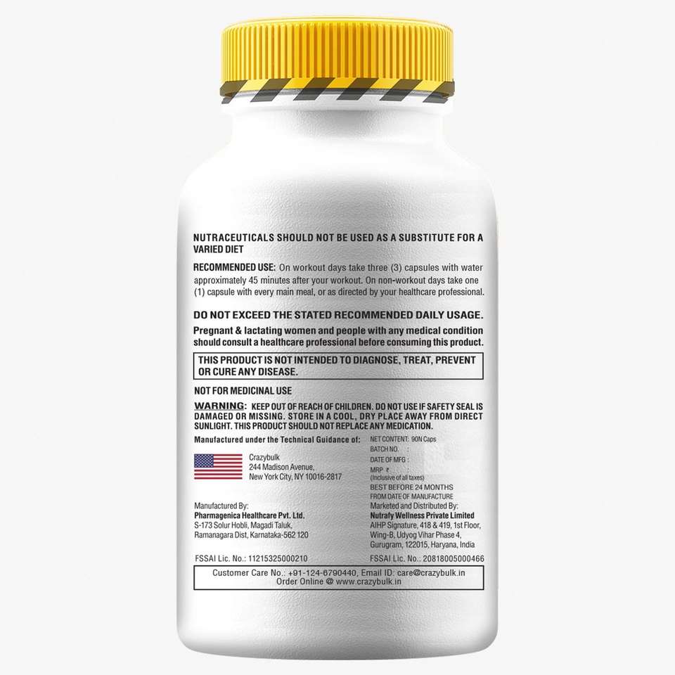 CrazyBulk D-BAL (DIANABOL) Natural Alternative for Muscle & Strength ...