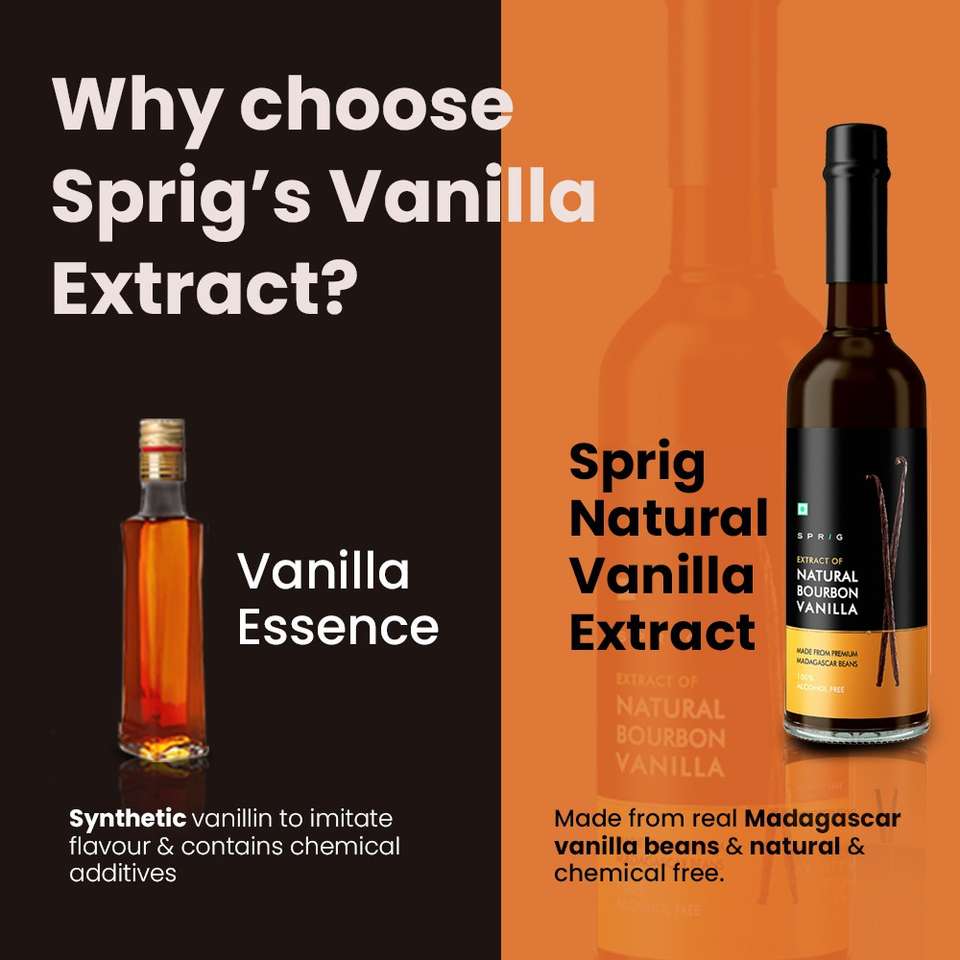 Sprig natural vanilla Extract 50ml Vanilla Liquid Food Essence Price in ...