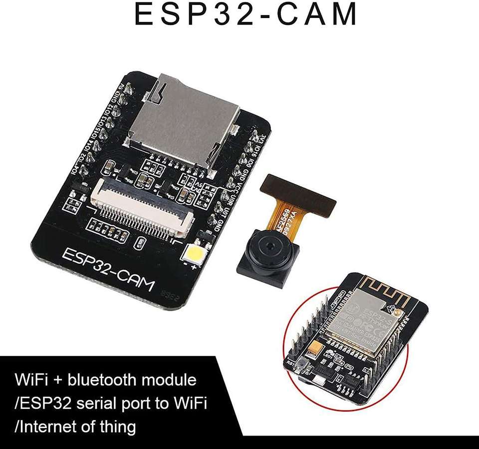 DS Robotics ESP32 CAM, ESP32 Camera, ESP32-CAM Camera Module ...