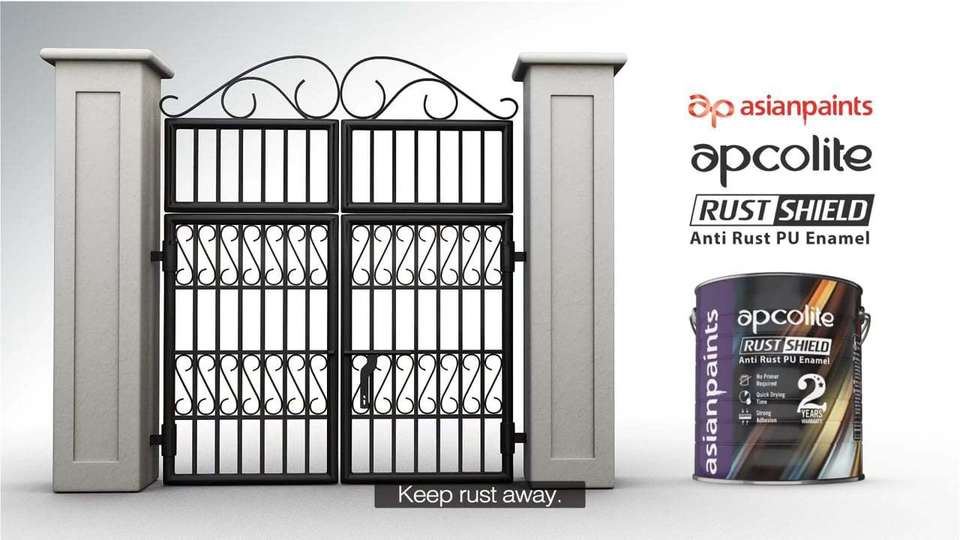 Asian Paints APCOLITE RUSTSHIELD ANTI RUST PU ENAMEL - BLACK 1 LTR ...