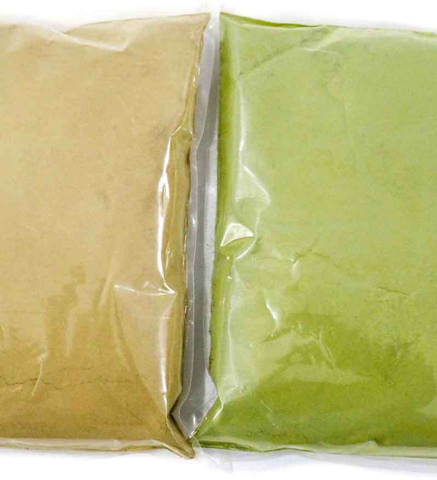 Kalagura Gampa Combo Henna and Indigo Powder (250gm+250gm) , Green ...