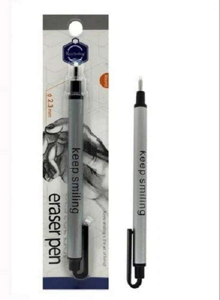 DEZIINE 2.3mm Circle Pen Eraser Mini Pencil Eraser Rubber Refills ...