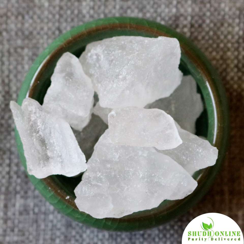 Shudh Online Alum Powder, Fitkari Stone, Fitkiri, Fitakri, Patika ...