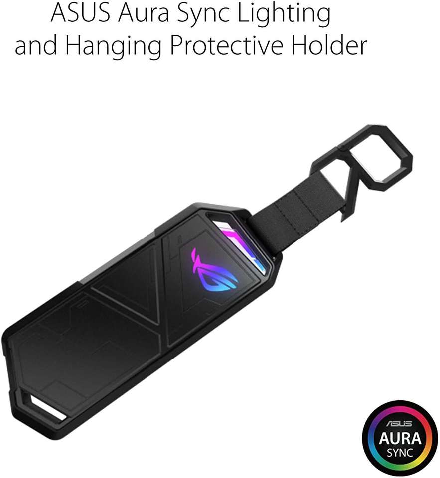 ASUS ROG STRIX Arion NVME M.2 SSD Enclosure Cabinet with USB 2.0 and ...