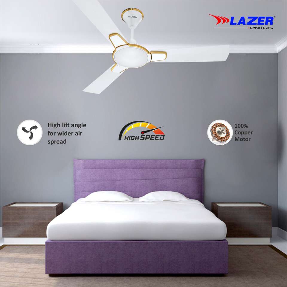 Lazer Argentor with 2 Year Warranty Anti Dust 1200 mm Ceiling Fan Price ...